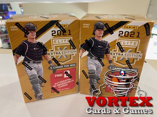 2X 2021 Panini Elite Extra Edition Baseball Blaster Box Factory SEALED ...