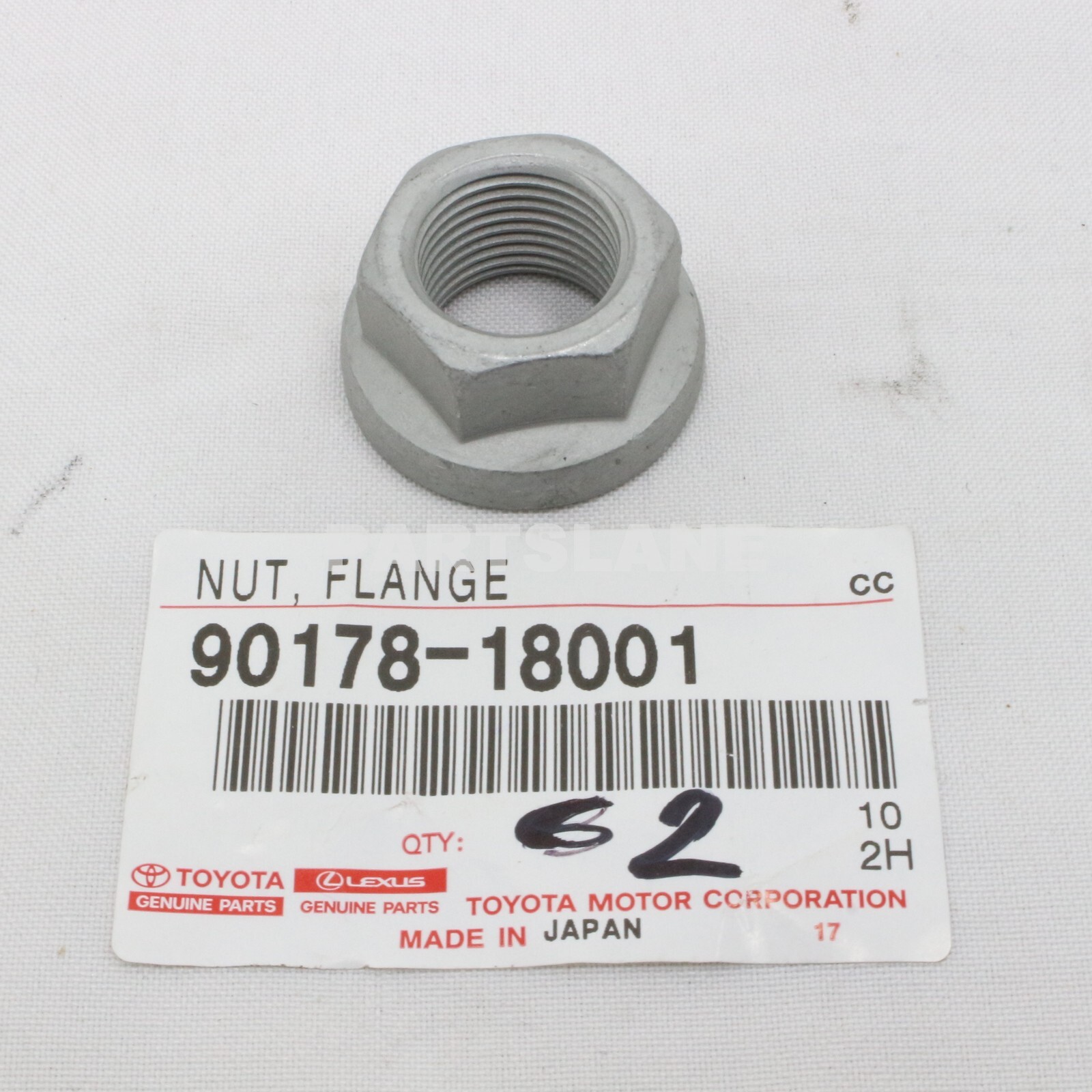Toyota 90178-18001 OEM Genuine NUT, FLANGE | 9017818001 | Genuine OEM ...