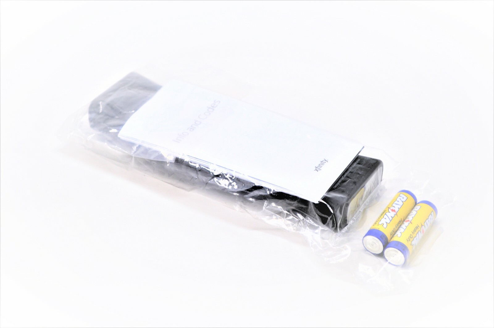 Lot of 2 Xfinity Comcast XR5 RF Remote Control w Batteries Instructions ...