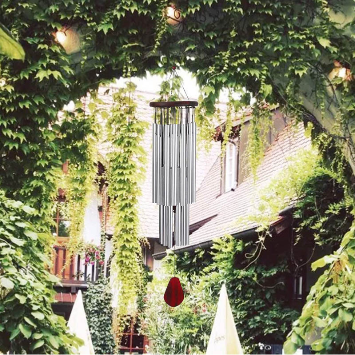 Wind Chimes Church Bell Quarters Outdoor Garden Hanging Decor Wooden ...