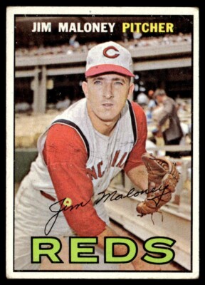 1967 Topps Baseball #80 Jim Maloney Cincinnati Reds | eBay