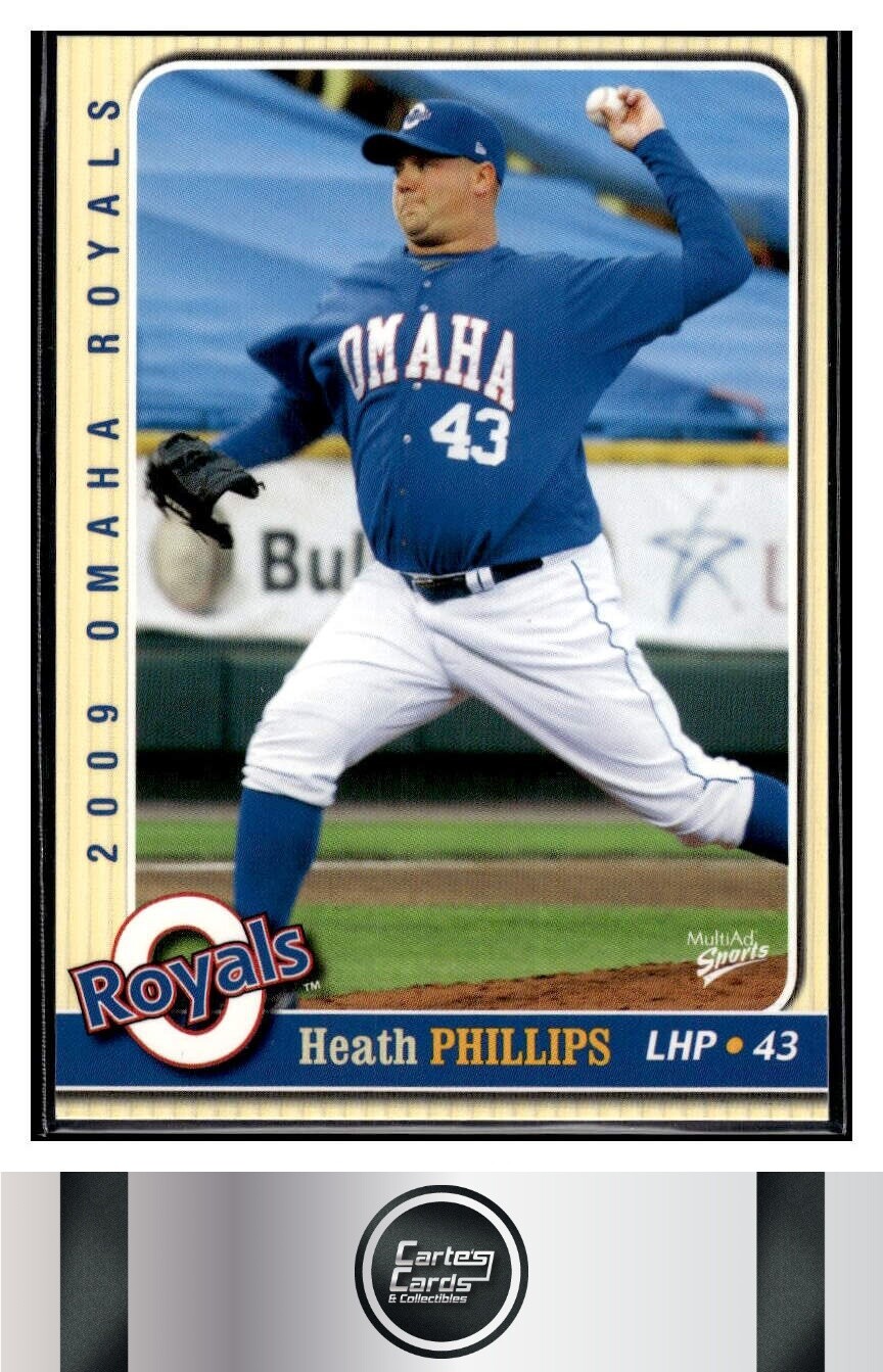 Heath Phillips 2009 Multi-Ad Omaha Royals #19 Kansas City | eBay