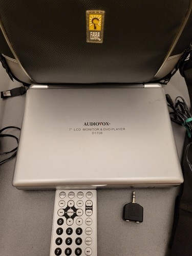 Audiovox D1708 Portable DVD/CD/MP3 Player (7") 44476017148 | eBay