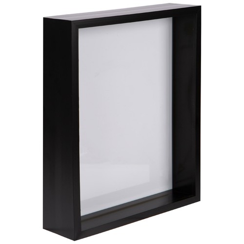 Black 8" x 10" 3D Deep Box Photo Frame Standing Hanging Craft Shadow ...