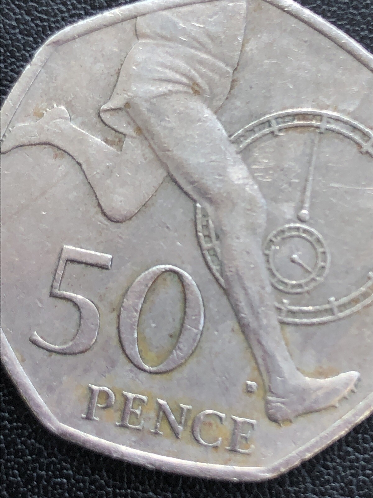 2004 50p Coin Roger Bannister Running Legs & Stopwatch Rare Olympics ...