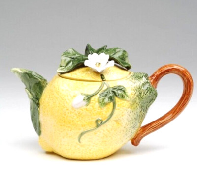 Lemon Ceramic Teapot Tea Pot Gift, Whimsical Teapots | eBay