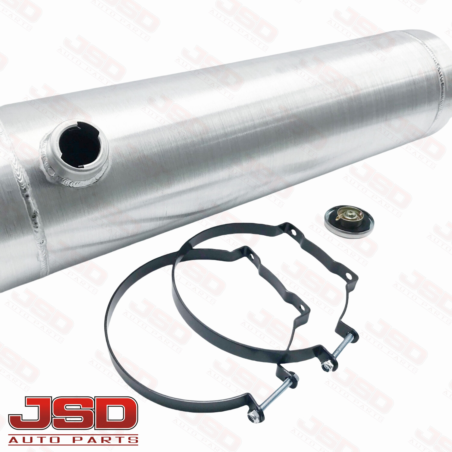 Round Gas Tank Fuel Tank Cell w/Baffle 7 Gallon 8''x33'' 3/8'' NPT ...