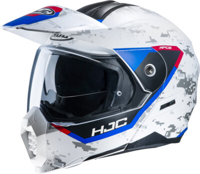 HJC C80 BULT MC21SF Modular Helmet White Red Blue XS Adventure Touring ...
