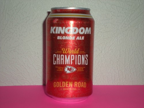2019 Chiefs Kingdom Blonde Ale 12 oz. Empty Collectible Craft Beer Can ...