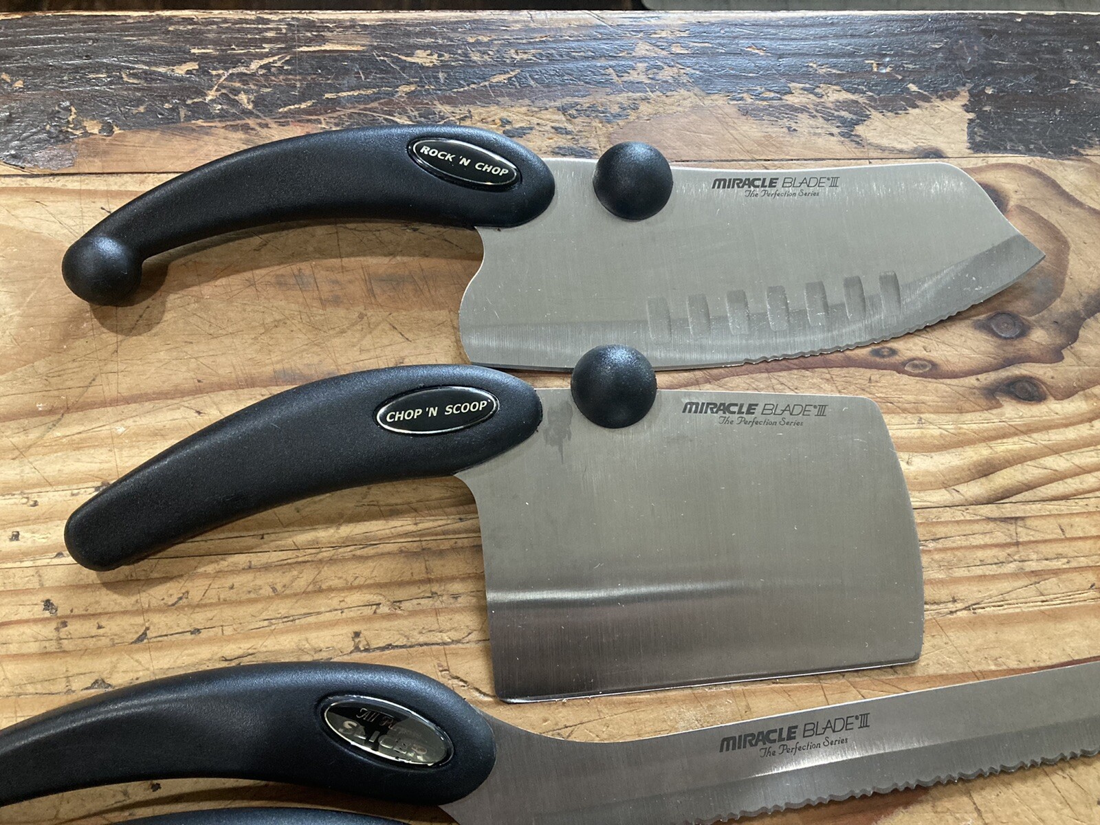 Miracle Blade III Perfection Series Knife Set W/Knife Block - 10 Pieces ...