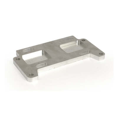 CPV Moto Transmission Mount Plate Aluminum 1 Inch Offset For 65-85 4-SP ...