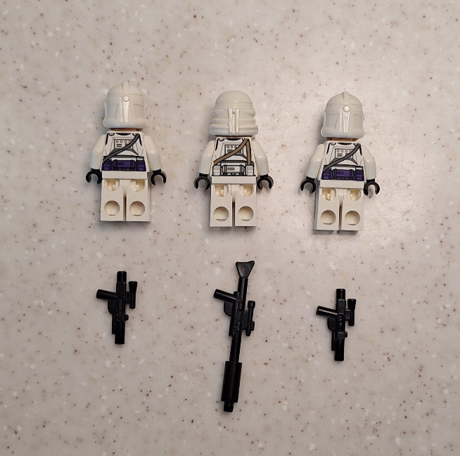 Lego Star Wars 187th Legion Clone Troopers and Clone Commader ...