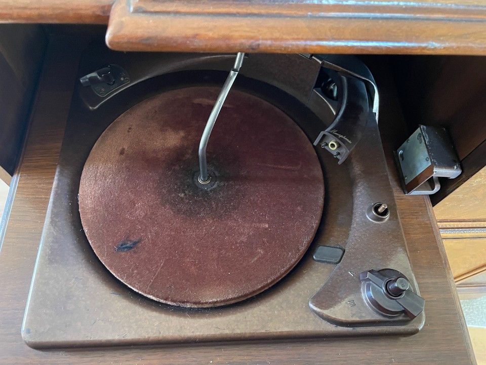 Vintage Musaphonic GE Radio Phonograph Storage Console | eBay