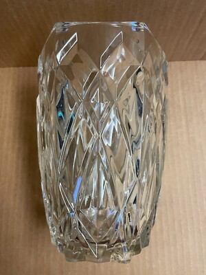 6 sided Crystal vase made in France | eBay