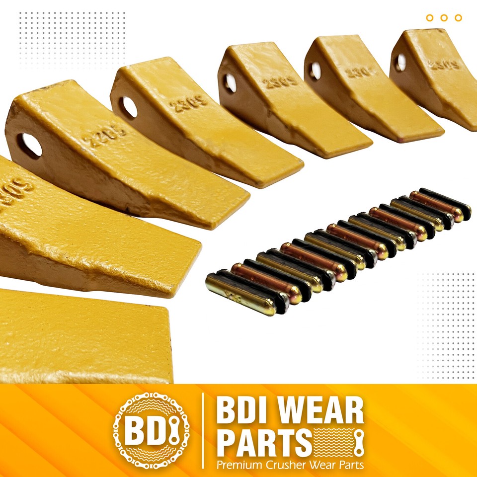 23 230 Series 230S Bucket Teeth with 23FP Flex Pins for Excavator ...