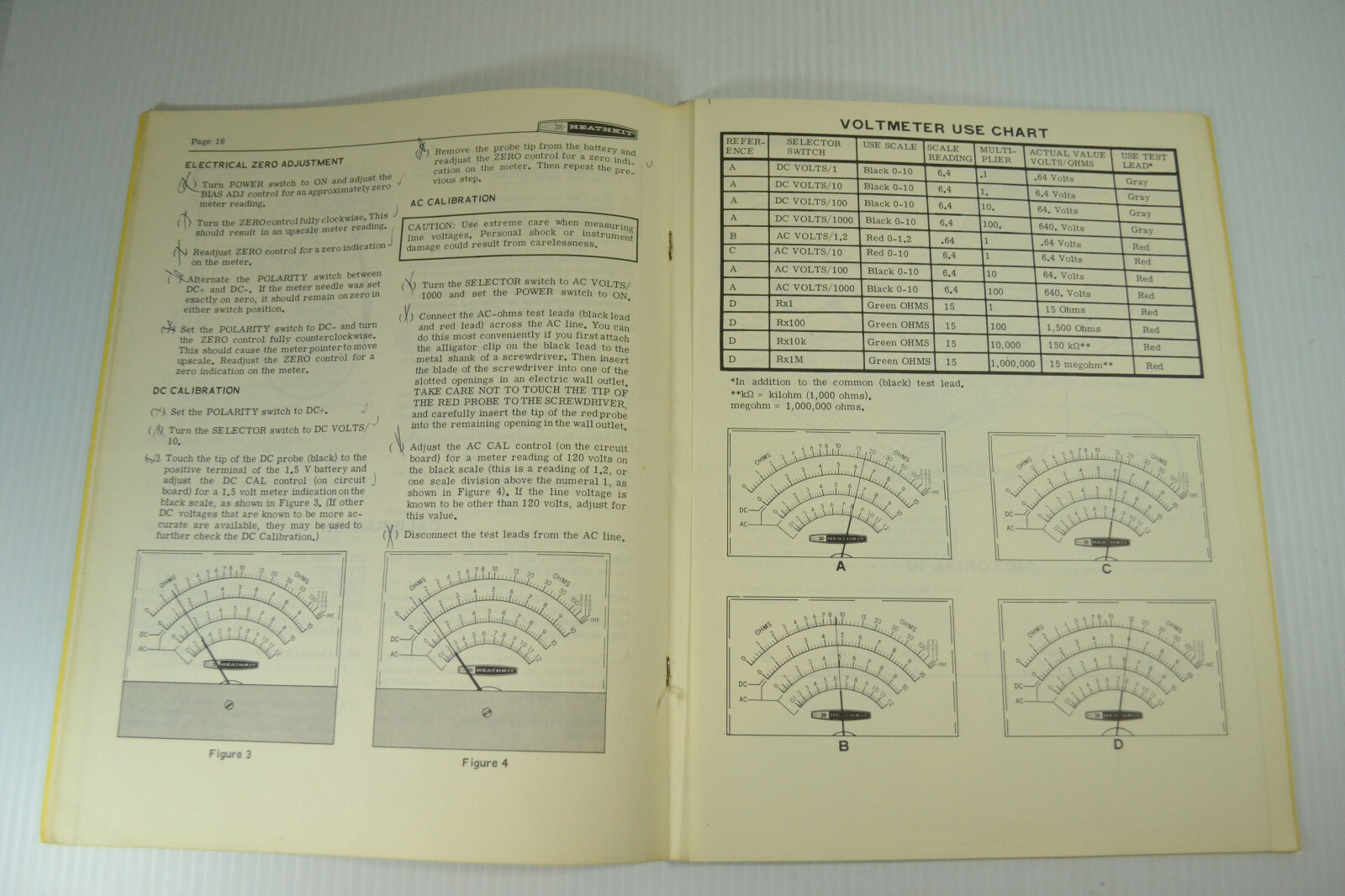 Heathkit Utility Solid State Voltmeter IM-17 Original Assembly Manual ...
