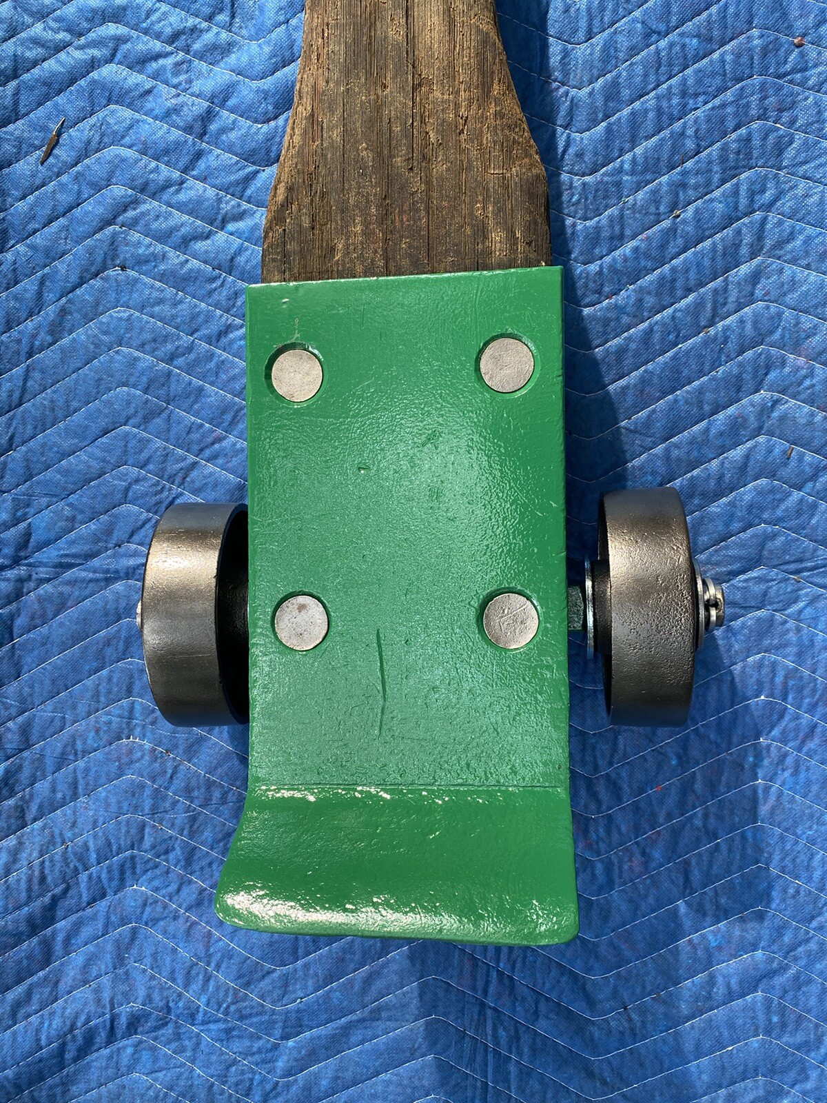 Vintage Railroad Fairbanks & Co Pry / Johnson Bar Dolly Rail & Tie ...
