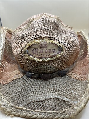 Corona Straw Hat Women Bartender Summer Beach Sun Mexico | eBay