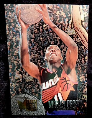 1995-96 FLEER METAL Wesley Person #88 COPPER FOIL BASKETBALL CARD MINT ...
