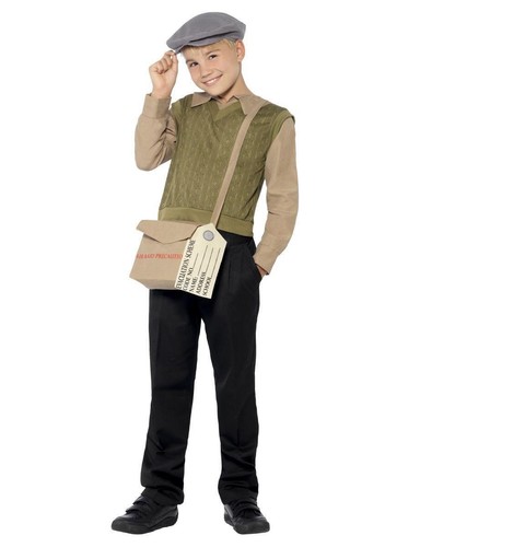 Child World War II School Boy Fancy Dress Party Costume Kit | eBay UK