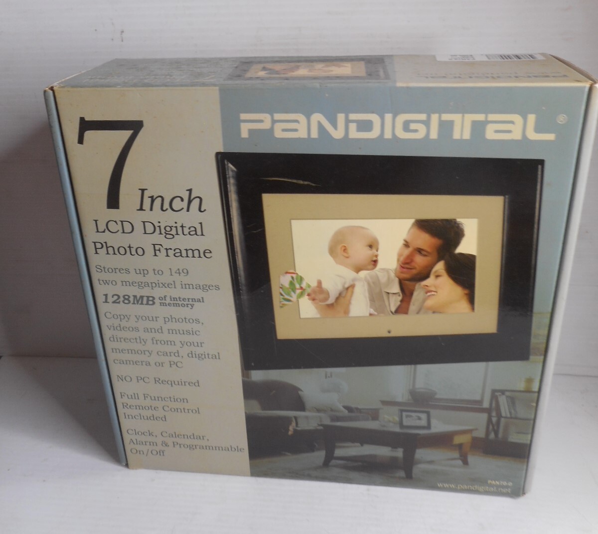 Pandigital 7" inch LCD Digital Photo Picture Frame W/Remote Control ...