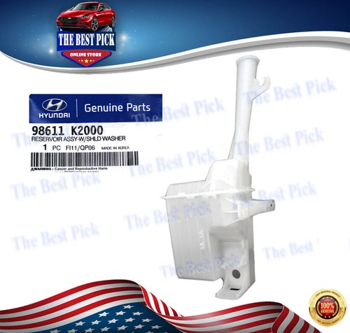 GENUINE Wiper Washer Reservoir Tank Hyundai Venue 2020-2022 98611K2000 ...
