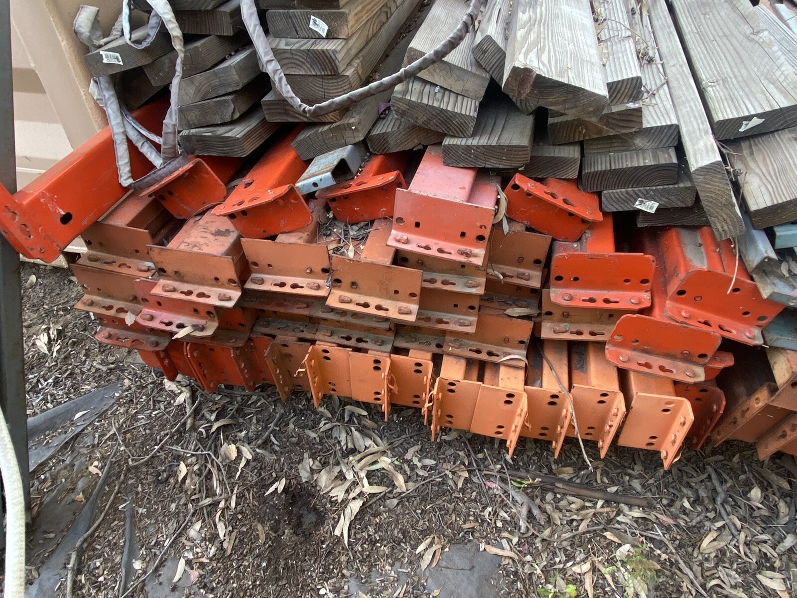 large lot of Used Heavy Duty Pallet Racking | eBay