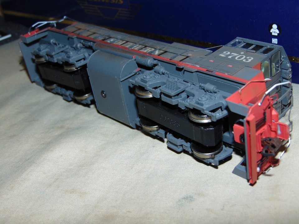 ATHEARN GENESIS HO 66225 WEATHERED SOUTHERN PACIFIC MP15AC WITH DCC ...