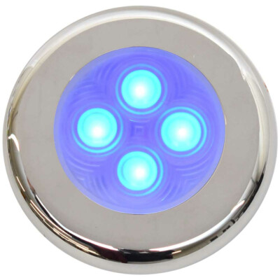 Aqua Signal Boat LED Courtesy Light 16405-7 | Bogota Series 16 Blue SS ...