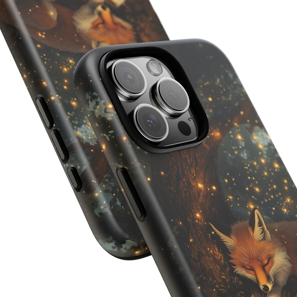 Fox Reading Book Under Tree | Phone Ink Case for iPhone/Samsung/Google ...
