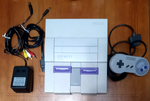 Super Nintendo Entertainment System SNES SNS-001 Console System Bundle ...