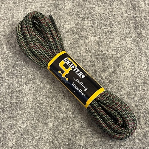 New Grafters Mixed Fibre 140cm Safety Boot & Hiking Shoe Laces, Green ...