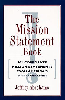 The Mission Statement Book de Jeffrey Abrahams | Livre | état bon | eBay