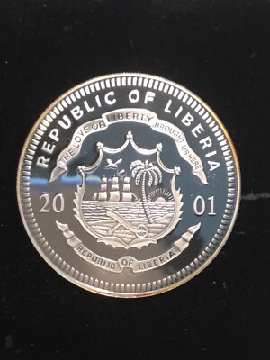 RARE 2001 Liberia $20 Ratification Of US Constitution 1787 1788 999 Silver Coin | eBay