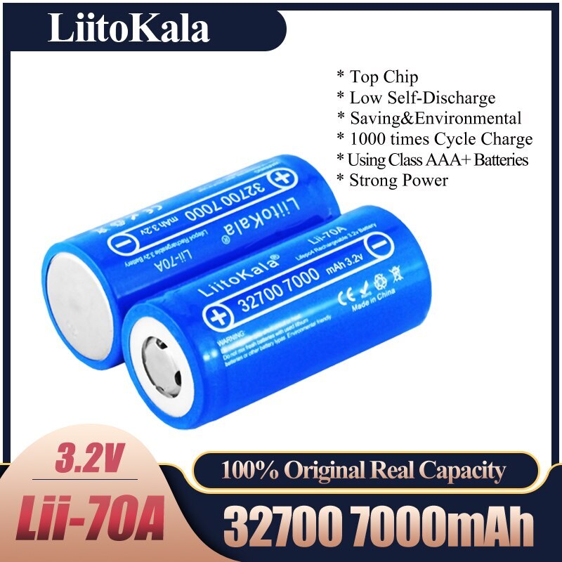 3.2v 7Ah 32700 Lifepo4 Rechargeable Battery for Battery Pack Electric ...