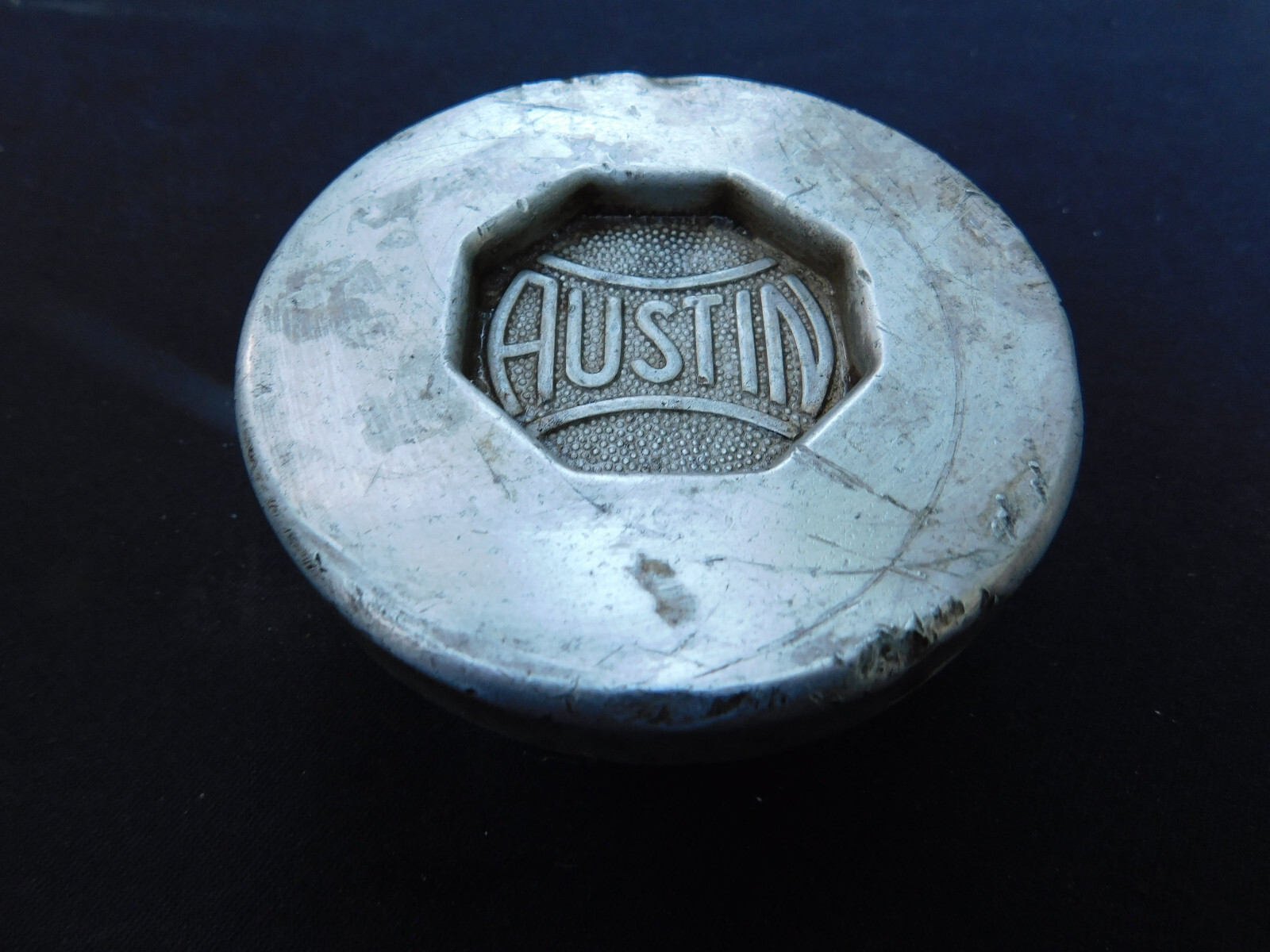 Antique 1931 American Austin Automobile Grease Cap Dust Cover Hubcap 2 ...