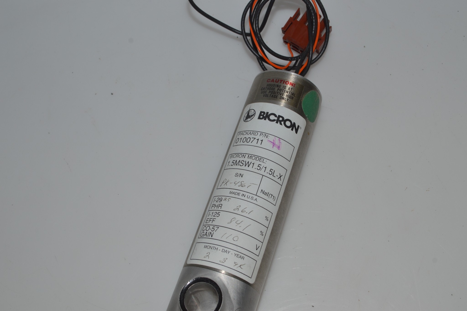 *TC* BICRON MODEL 1.5MSW1.5/1.5L-X SCINTILLATION DETECTOR (TAF63) | eBay