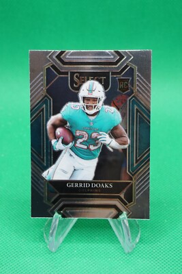 (2 Cards) 2021 Select Base Club Level #300 Gerrid Doaks Miami Dolphins ...