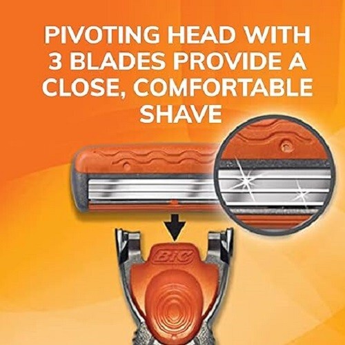 Holiday Special: BIC Comfort 3 Refillable Men'S Razor Set, 3 Blade ...