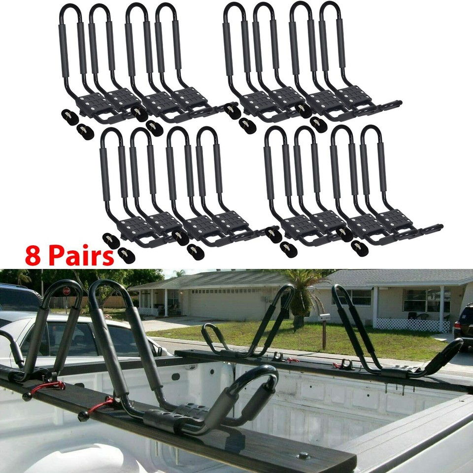1/2/4 Canoe Boat Kayak Roof Rack For SUV Car Truck Top Mount Carrier J ...