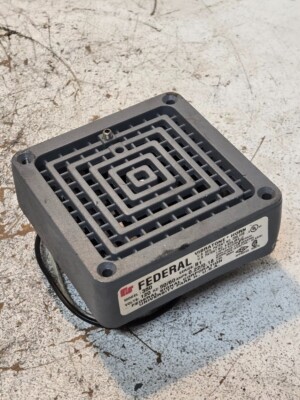 Federal Vibratone Horn Model 350 | Series B1 | 120 V | 50/60Hz | 0.22/0 ...
