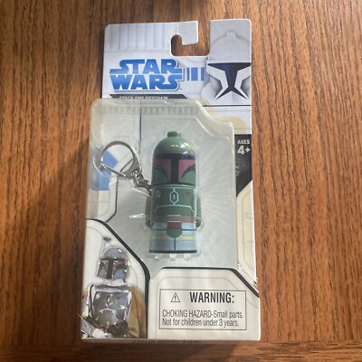Star Wars Boba Fett Keychain Keyring Star Wars Mandalorian NIB ...