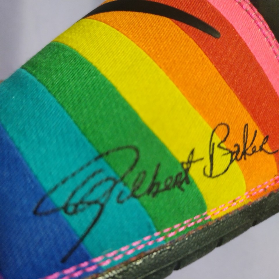 Nike Rainbow Slides Pride Benasi Sandals Mens Size 16 | eBay