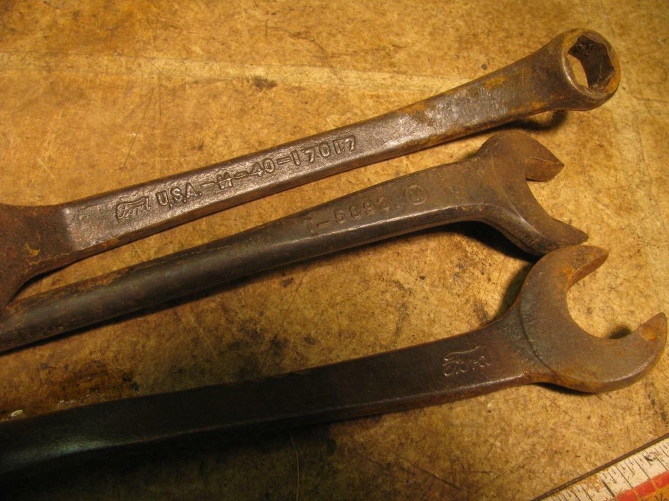 3 Ford Script Model T Spark Plug Wrench All Different T5893 M40-17017 ...