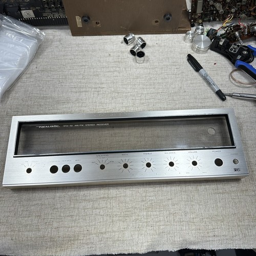 Realistic STA-52 Parts - Faceplate Face - Read | eBay