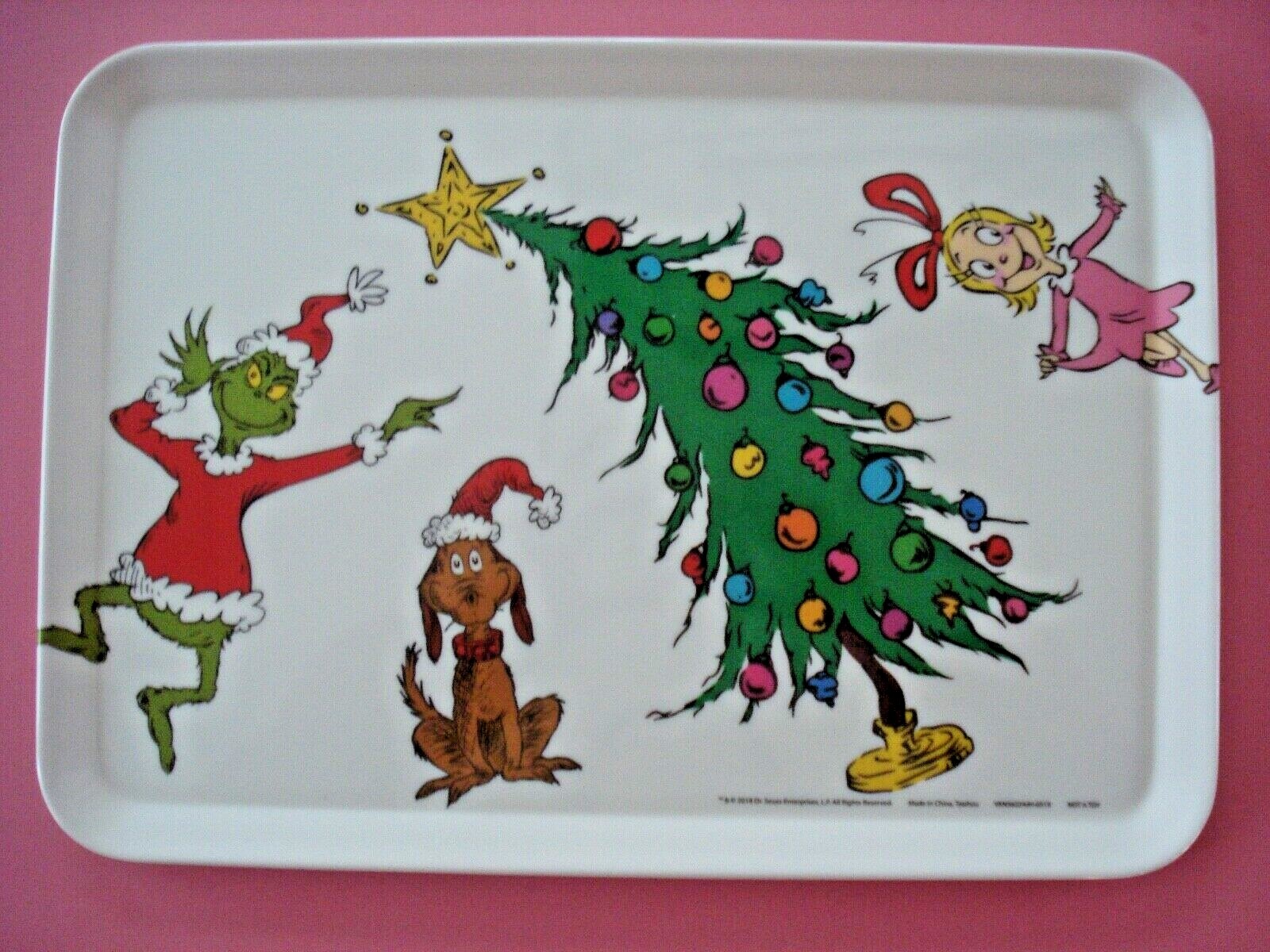 THE GRINCH SERVING PLATTER TRAY NEW | eBay