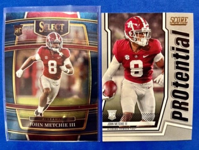 NFL John Metchie III 2022 Select Draft Picks Blue RC & '22 Score ...