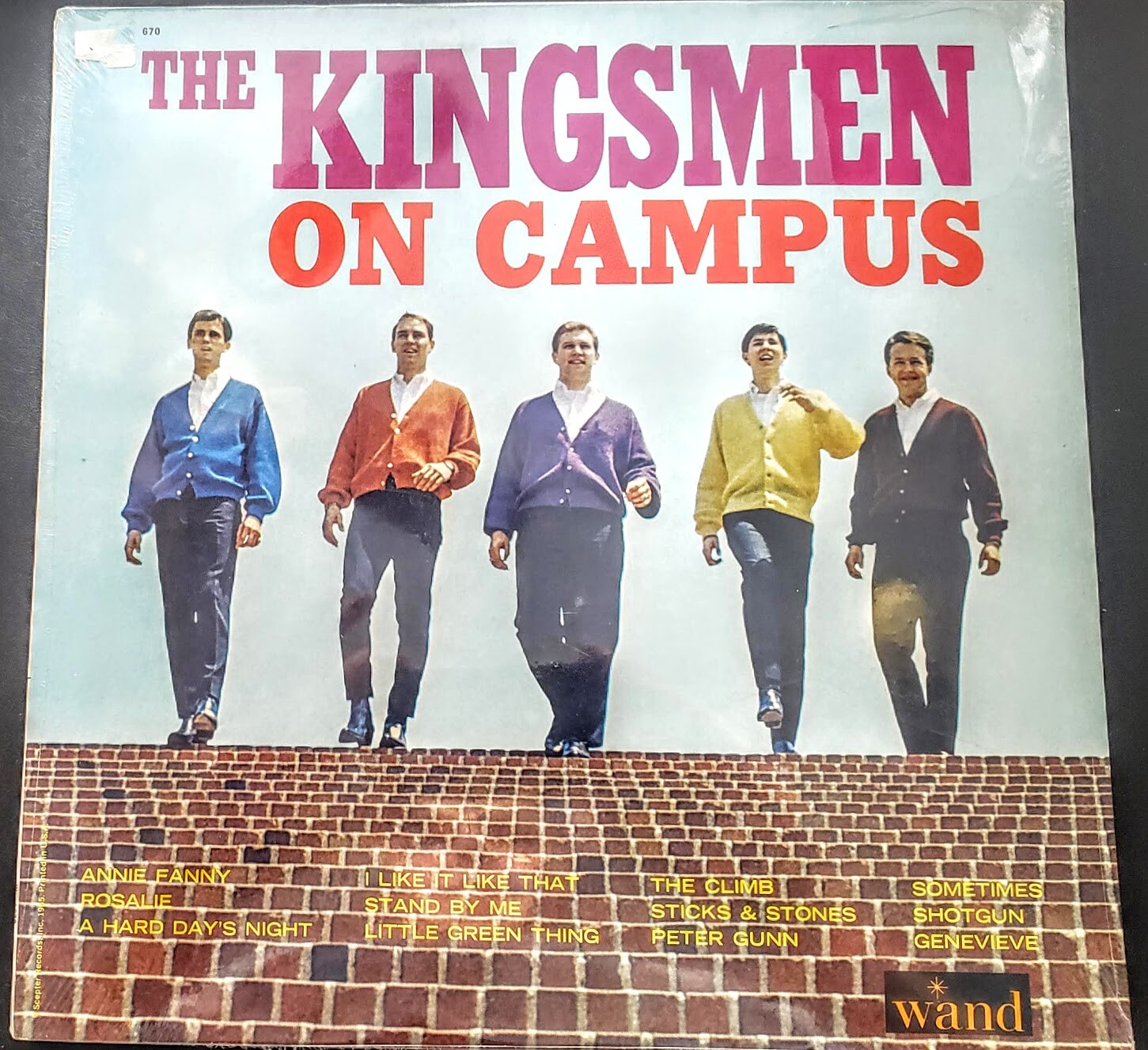 THE KINGSMEN - ON CAMPUS - LP - WAND 670 - " NEW, FACTORY SEALED " | eBay