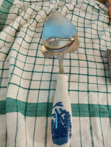 Cheese Slicer/Cutter Vintage Delft Stainless Steel Ceramic Handle | eBay