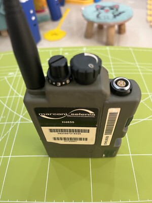 UK Military Mbitr Radio Marconi Selenia H4855 PRR Personal Comms walkie ...